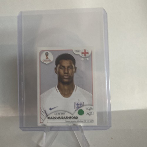 Panini 2018 World Cup Sticker Marcus Rashford England Grey Back | eBay