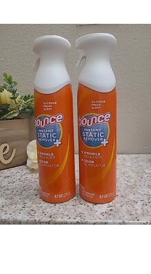 Bounce Anti Static Spray, 9.7oz(275g) Anti Static Spray & Instant ...