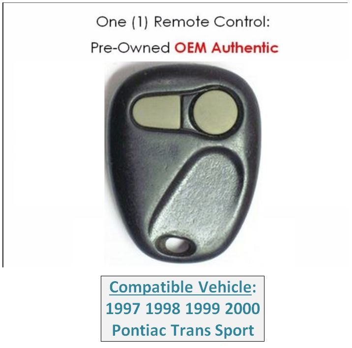 97 98 99 00 Trans Sport mini van keyless remote control OEM auto fob ...
