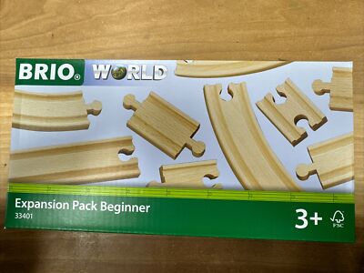 Brio World - 33401 Beginner's Expansion Pack | 11 Piece Wooden Train ...