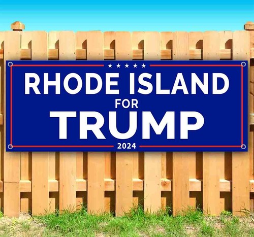 RHODE ISLAND FOR TRUMP 2024 Advertising Vinyl Banner Flag Sign Many ...