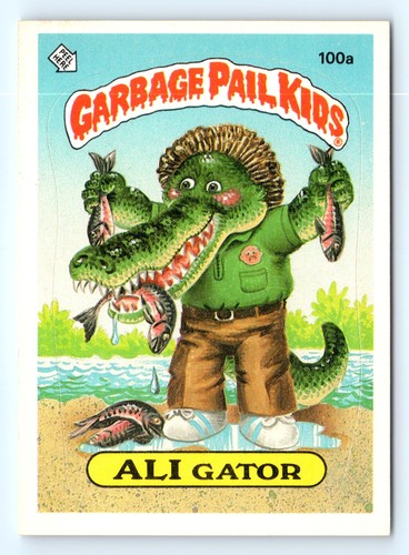 Ali Gator 100a Garbage Pail kids Topps 1986 die Cut | eBay