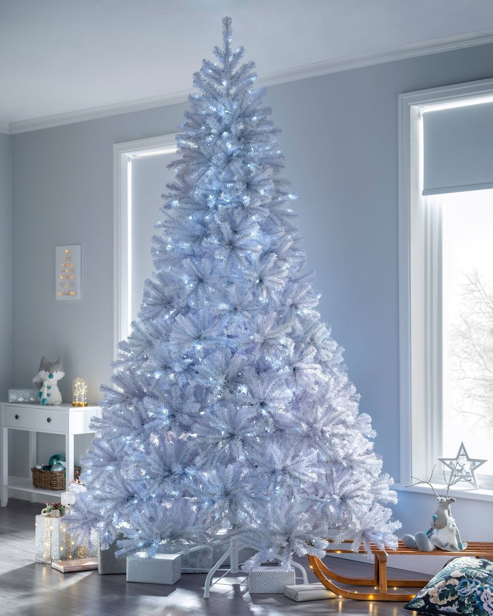 8ft White Christmas Tree