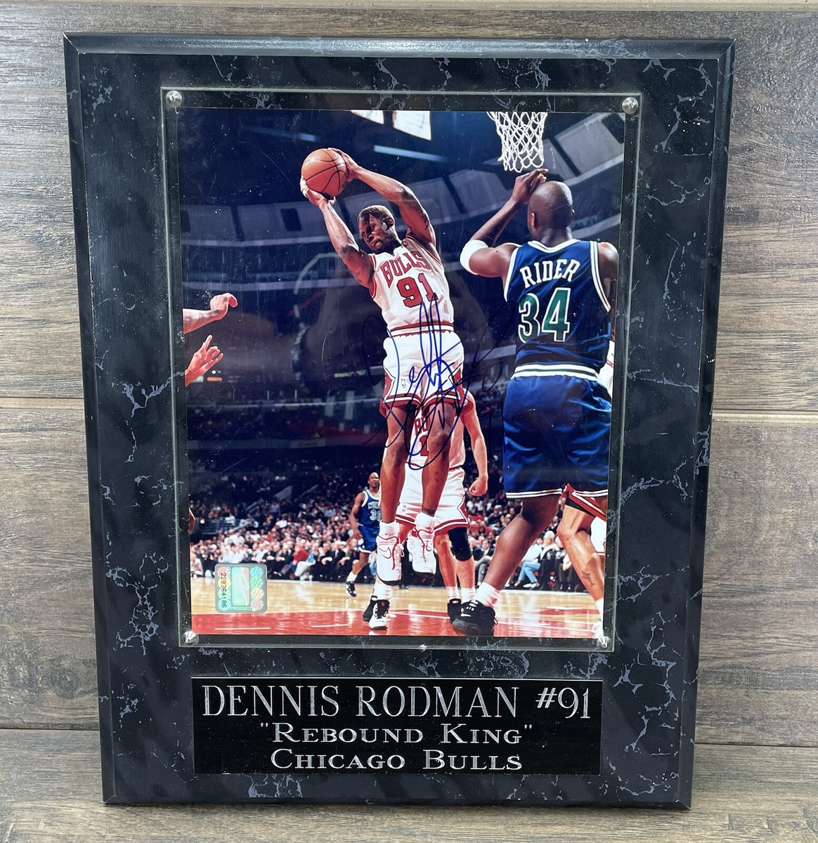 Dennis Rodman Rebound Chicago Bulls Dennis Rodman #91 Rebound King