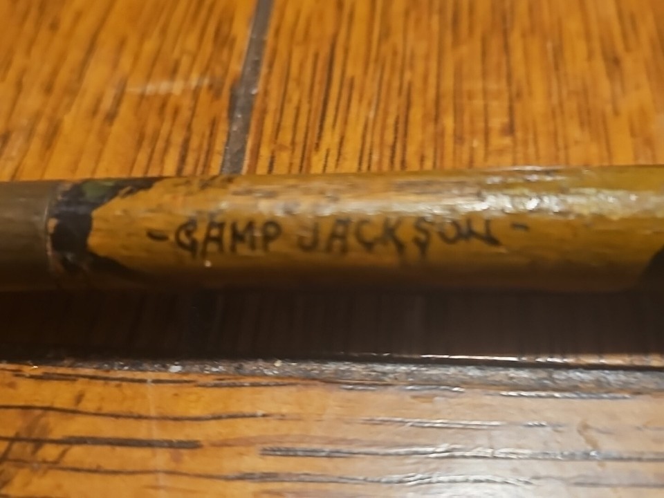 WW1 US Military Camp Jackson 23" Ceremonial Wood & Brass Ceremonial ...