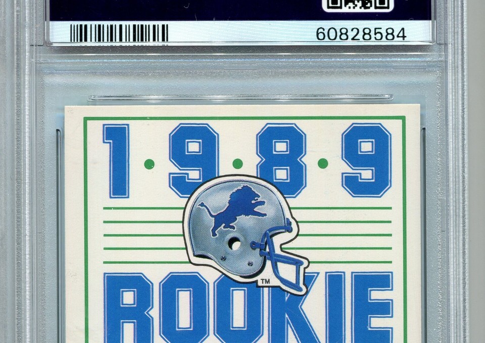 1989 Score Barry Sanders Rookie Card RC Graded PSA 9 Mint Football #257 ...