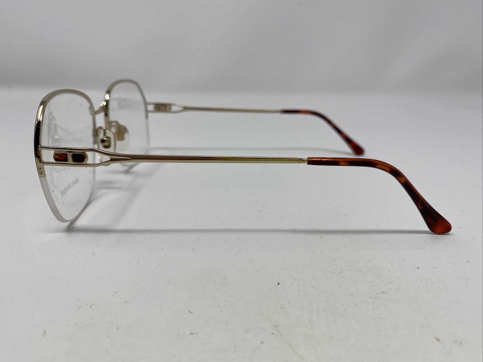 Mario Martinelli MM Mindy G/Demi Amber 54-15 Brown/Gold Eyeglasses ...