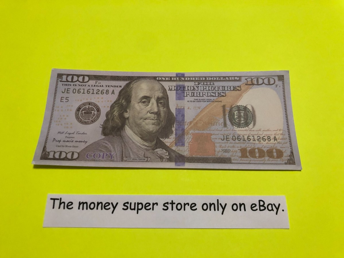 100 Dollar Play Money