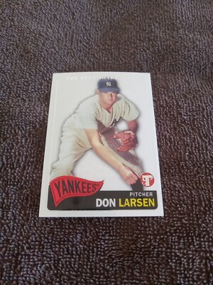 2005 Topps "Pristine Legends" Don Larsen New York Yankees Baseball Card ...
