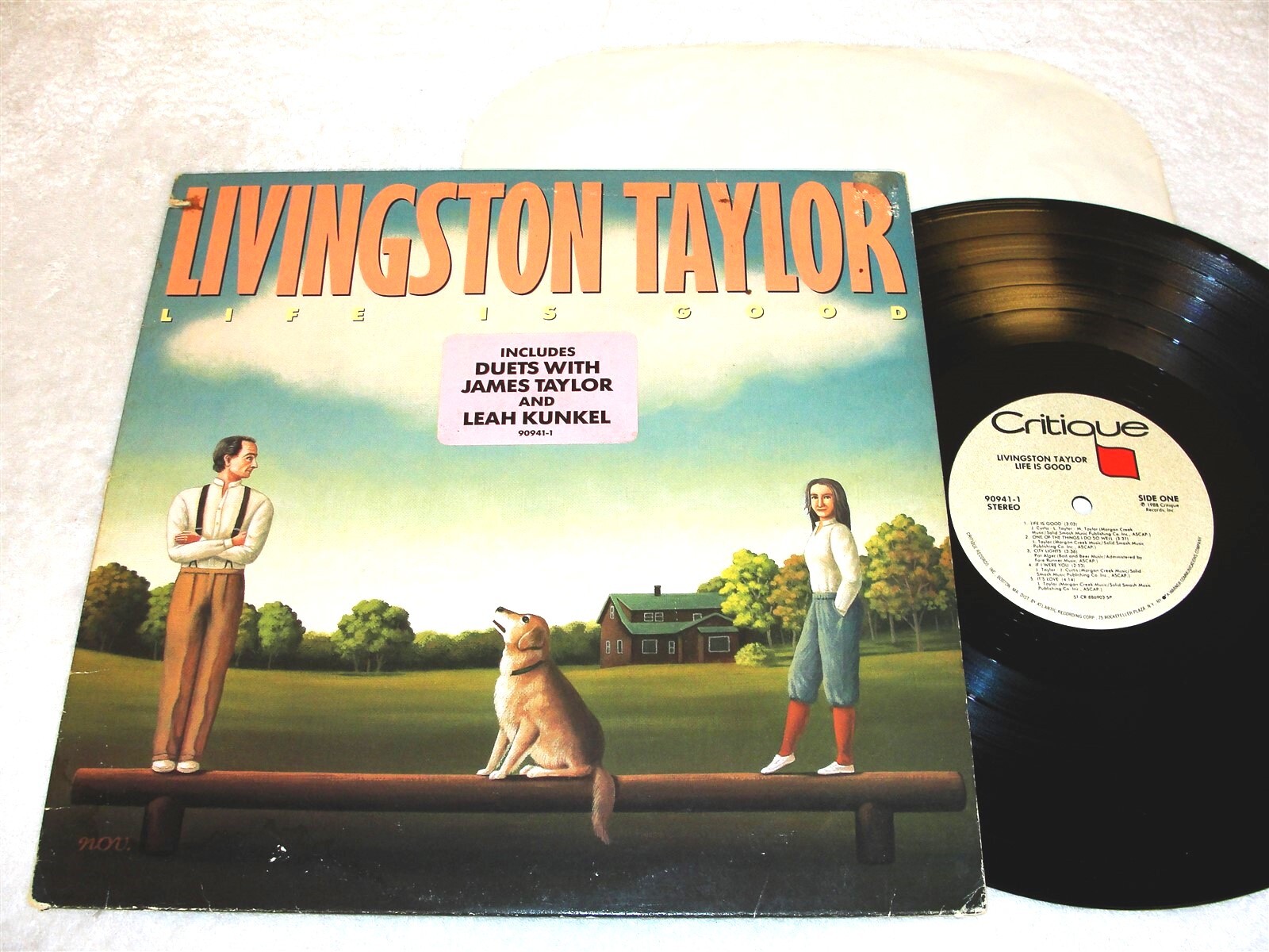 Livingston Taylor "Life Is Good" 1988 Rock LP, VG+, Original Critique ...