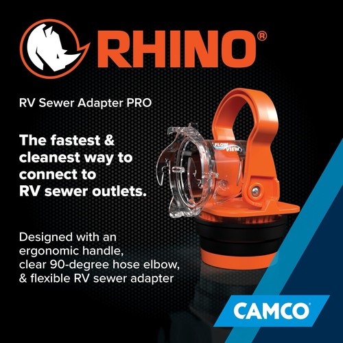 Camco Rhino RV Sewer Hose Elbow with Drain Lock Adapter | eBay