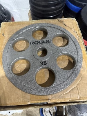 Rogue Fitness Six-Shooter Plate 35LB SINGLE PLATE ONLY | eBay