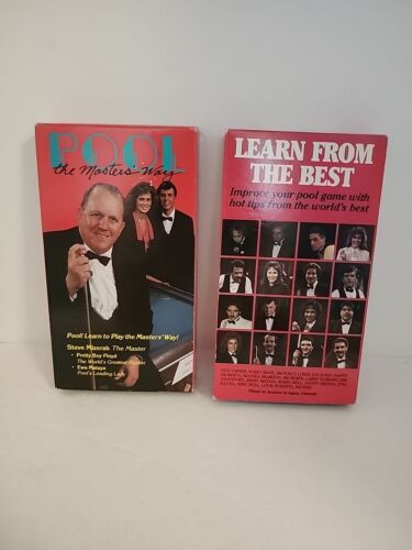 VHS Tips For Playing Pool-2 Movies See Photos | eBay