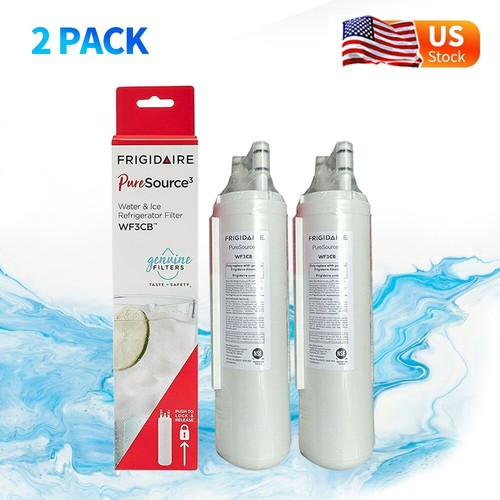 2 PACK Frigdaire WF3CB Puresource 3 Refrigerator Water Filter New ...