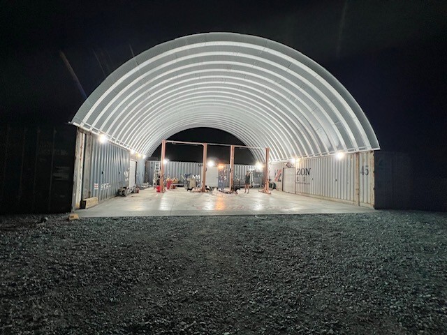 DuroSPAN Steel 32x20x13 Metal Building Conex Box Container Cover Roof ...