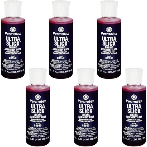 Permatex Ultra Slick Engine Assembly Lube Set 81950 Lubricant 24oz (6 x ...