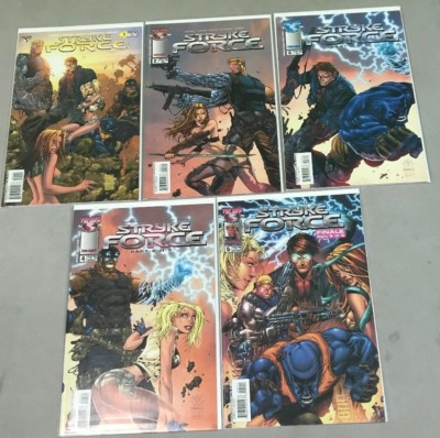 TOP COW IMAGE COMICS STRYKE FORCE #1-5 COMPLETE MINI SERIES RUN | eBay