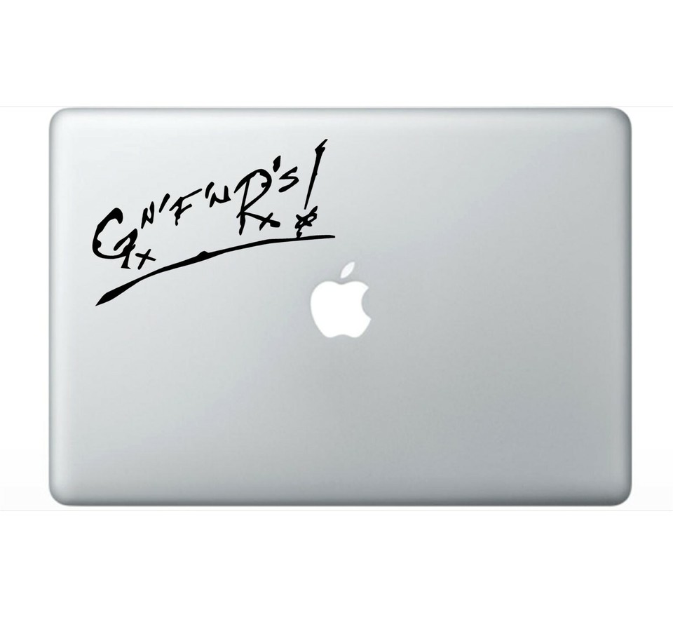Guns N' Roses GnFnR Vinyl Decal GNR Car Window Laptop Guitar Sticker | eBay