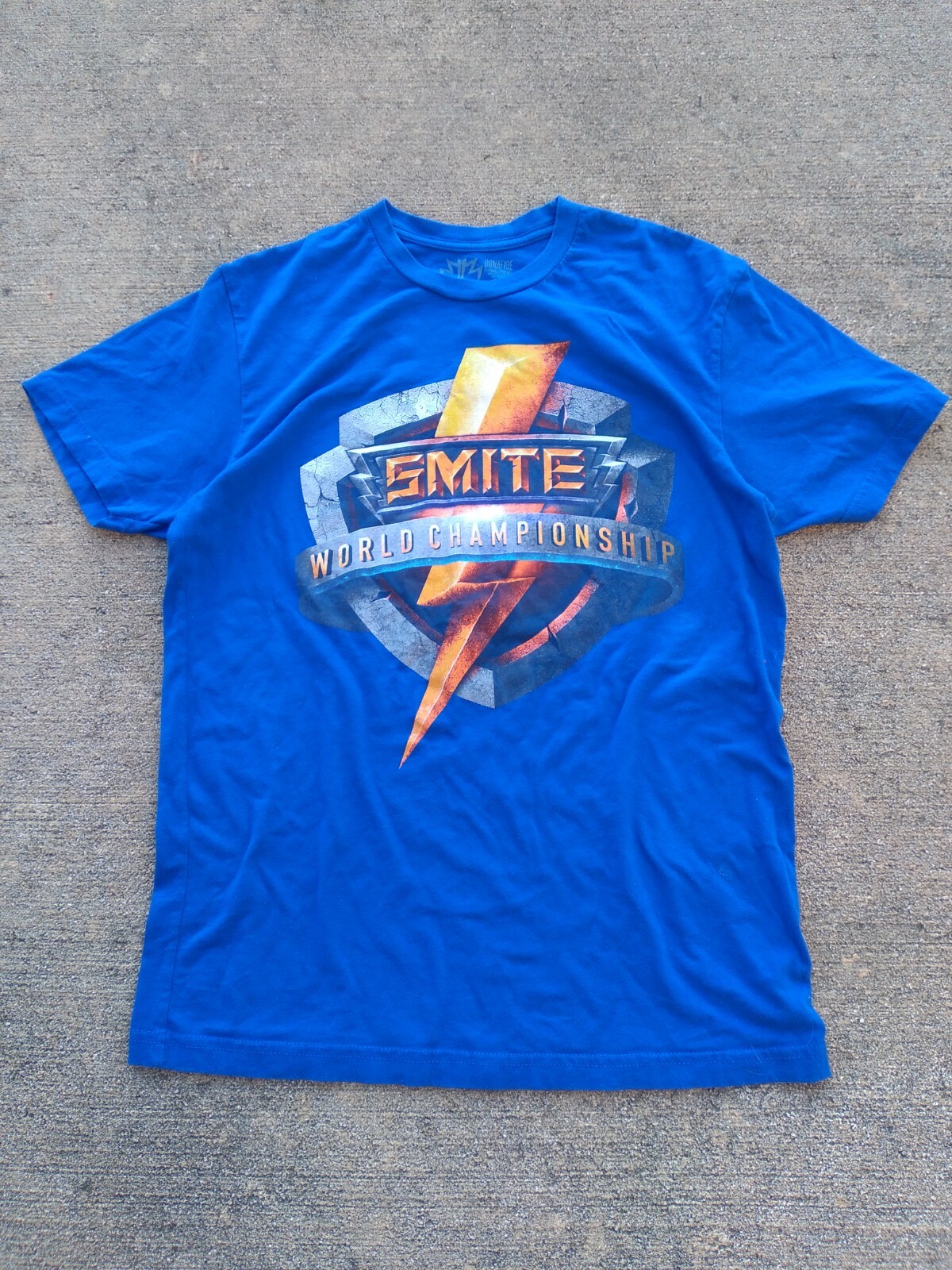 Smite World Championship STAFF Exclusive Blue T-Shirt… - Gem