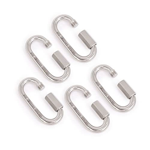 SHONAN 2.3 Inch Chain Quick Links 5 Pcs Marine Grade Quick Link ...