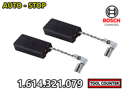 Carbon Brushes For Bosch Auto-Stop (1614321079) GBH 4-32DFR RH432VCQ ...