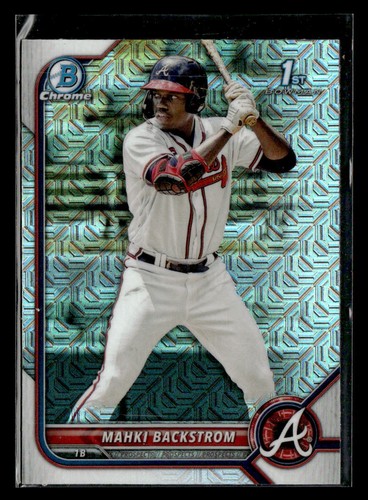 2022 Bowman #BCP-121 Mahki Backstrom Mojo Refractor Prospect EX / NM | eBay