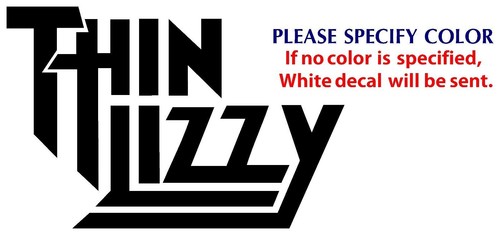Thin Lizzy Metal Music Graphic Die Cut decal sticker Car Truck Boat ...