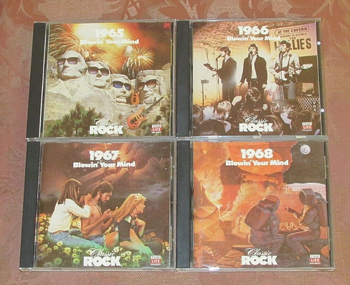 TIME LIFE - CLASSIC ROCK - Lot of 4 CDs - Blowin' Your Mind - Complete ...