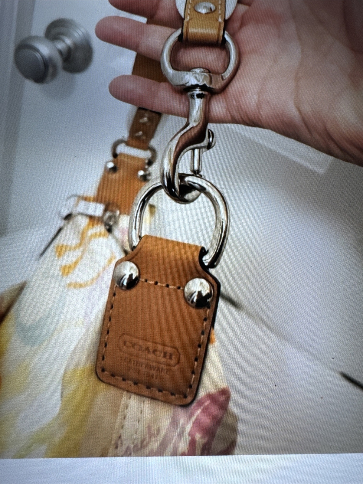 Coach Hampton, Pastel Colors, Signature Shoulder Bag - Gem