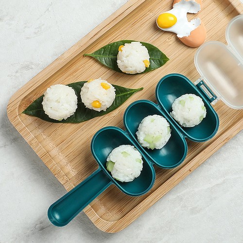 Rice Ball Mold Sushi Maker Equipment Kit Rice Ball Shaker Cake Roll ...