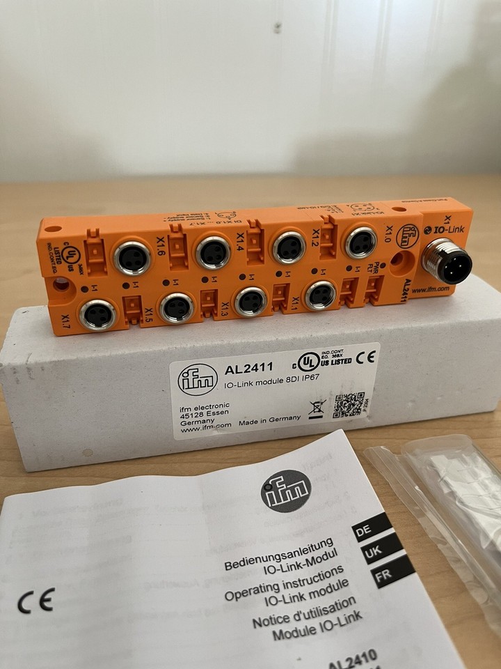 IFM AL2411 IO-Link Module 8DI M8 IP 67 - NEW! | eBay