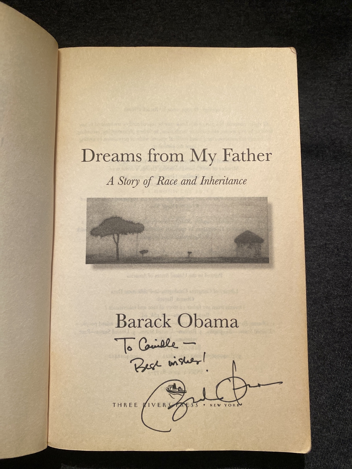 Barack Obama *SIGNED* Dreams From My Father Book - US President ...