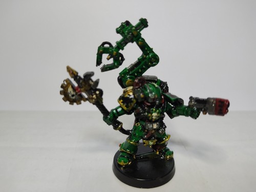 Warhammer 40k Space Marines Techmarine Assembled & Painted Metal ...