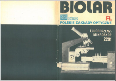 Manual (De) of PZO Biolar FL Fluoreszenz-mikroskop | eBay