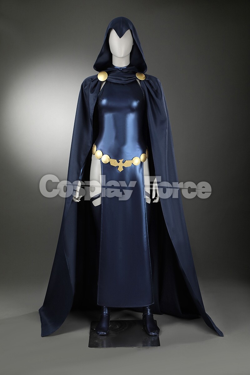 Raven Superhero Costume Teen Titans Super Hero Raven Cosplay Costume