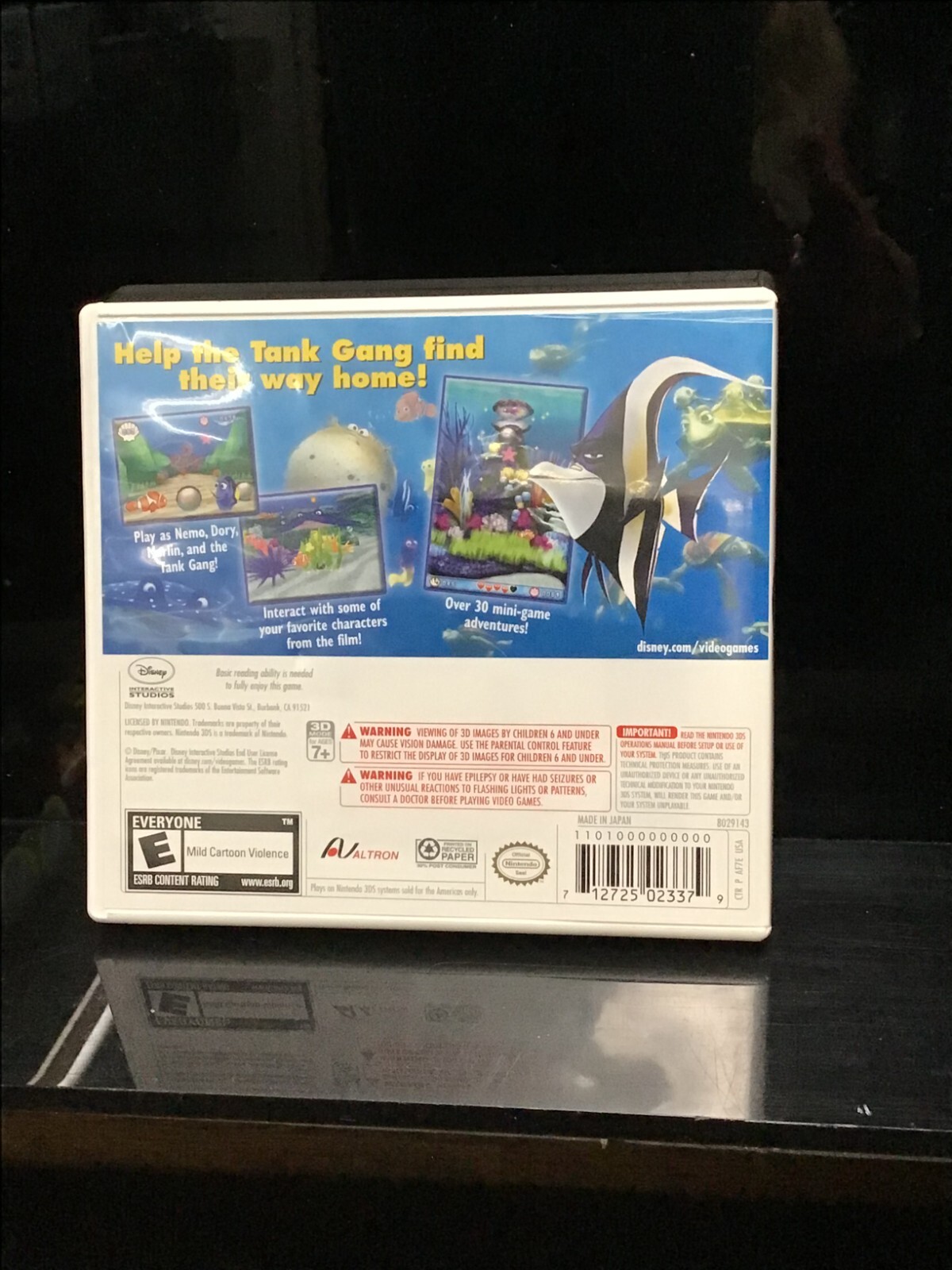 NINTENDO 3DS FINDING NEMO ESCAPE TO THE BIG BLUE SPECIAL EDITION Ships ...