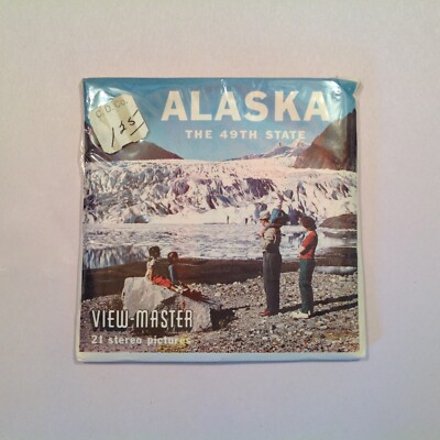 Vtg 1960's NOS Alaska the 49th State Color 21 View-Master Pictures ...