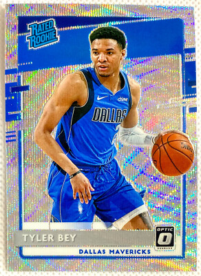 2020-21 Donruss Optic Tyler Bey Rated Rookie Silver Wave Prizm Card RC ...