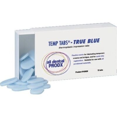DMG 143020 Temp Tabs Thermoplastic Impression True Blue 72/Pk | eBay