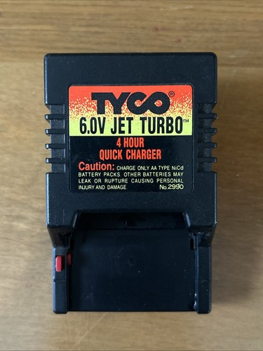 TYCO 6.0V Jet Turbo 4 Hour Quick Charger No. 2990 Class 2 RC Battery ...