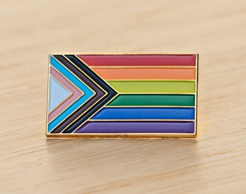 Progress Gay Pride Rainbow Flag 1" Lapel Pin Badge LGBTQ Lesbian ...