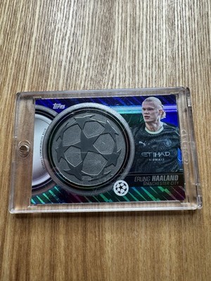 Topps UCC Flagship Erling Haaland Manchester City Starball Relic 2025/ ...