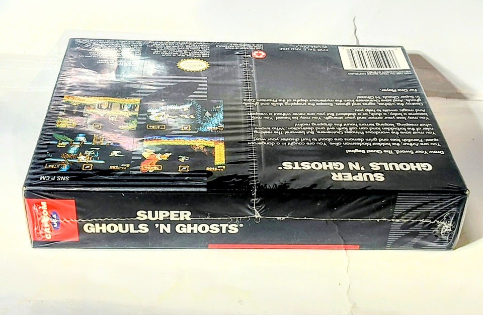 Super Ghouls N Ghosts SNES North American version Factory sealed | eBay