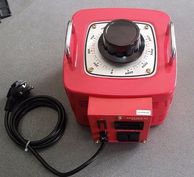 Variable Transformer 2000VA Variac Regulated Output From 0 To 240 Volts ...