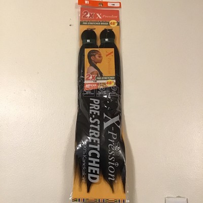 Sensational Synthetic X-Pression 100% Kanekalon - 2X Pre-Stretched ...