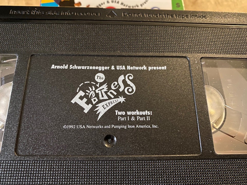 Arnold Schwarzenegger Fitness Workout Exercise VHS Tape 1992, Kids Vtg ...