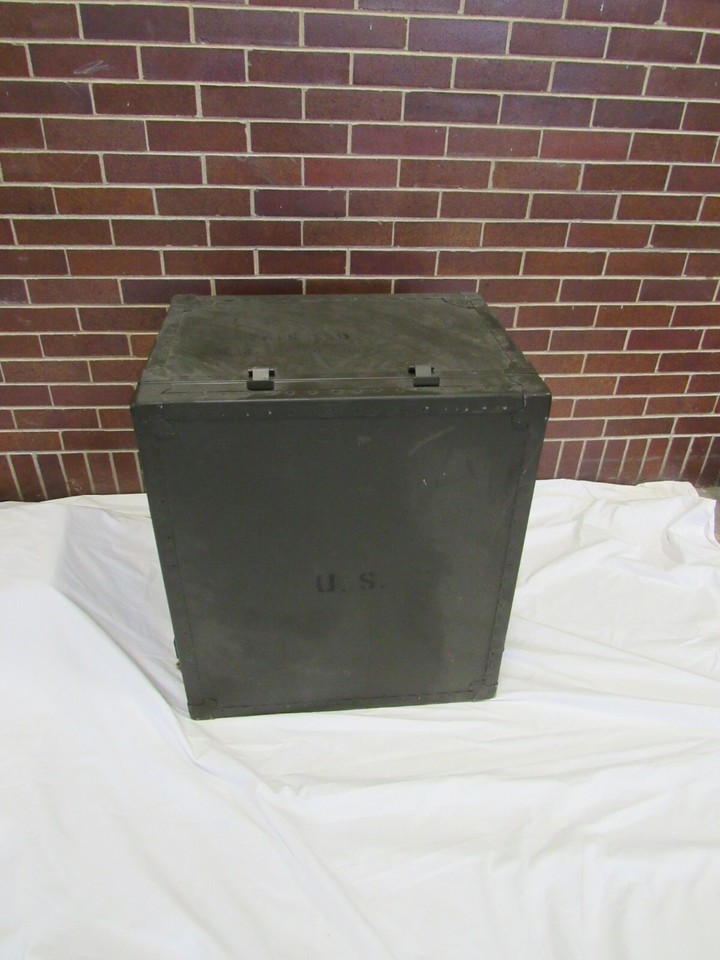 US Military Portable Officer's Field Desk Headquarters Table Trunk With ...