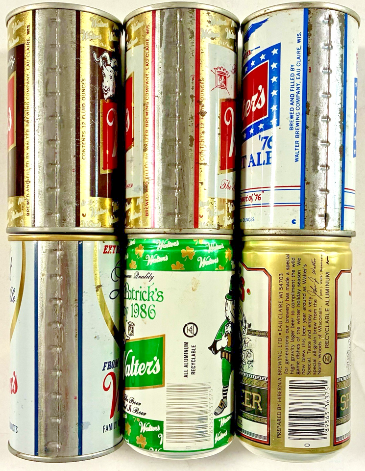 Walters choice of Bock or Premium or Light empty beer can Eau Claire ...