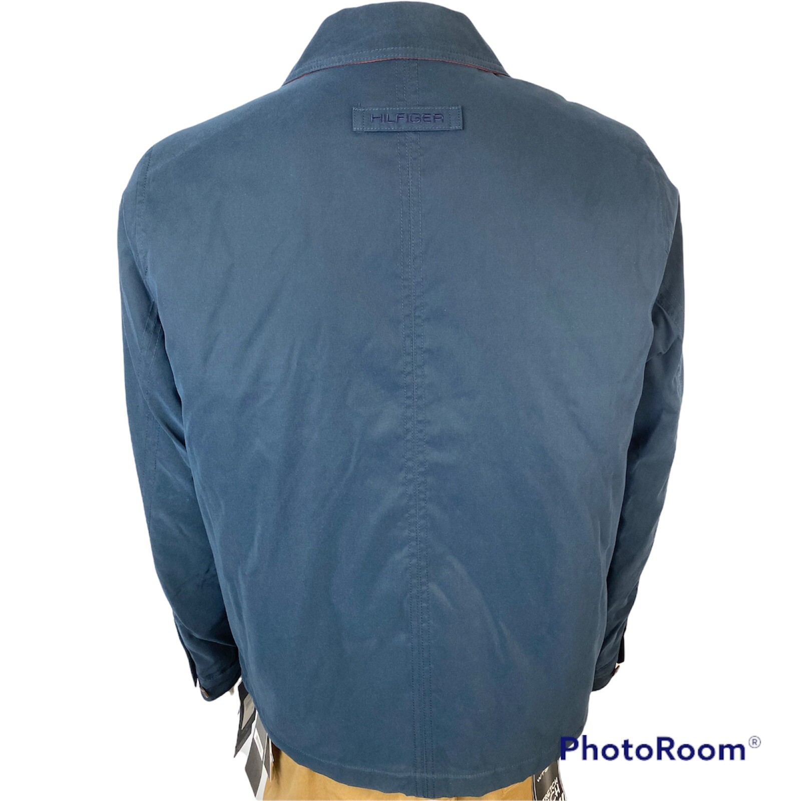 Tommy Hilfiger Mens Classic Front Zip Filled Micro-Twill Jacket ...