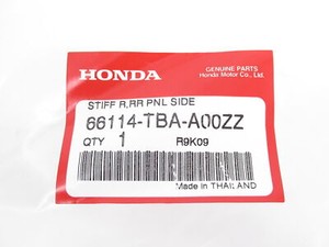 Genuine OEM Honda 66114-TBA-A00ZZ Rear Panel Side Stiffener | eBay